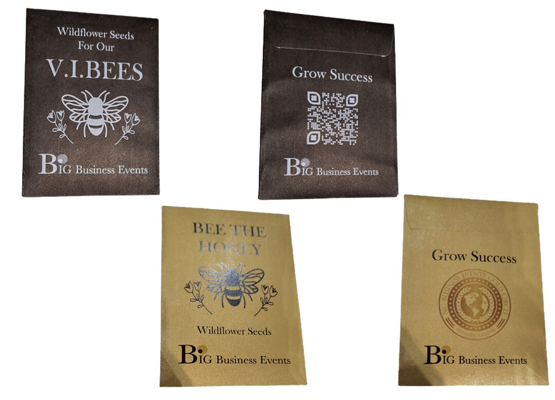 Bespoke Branded Seed Packets Business Promotional Customer Thank You ...