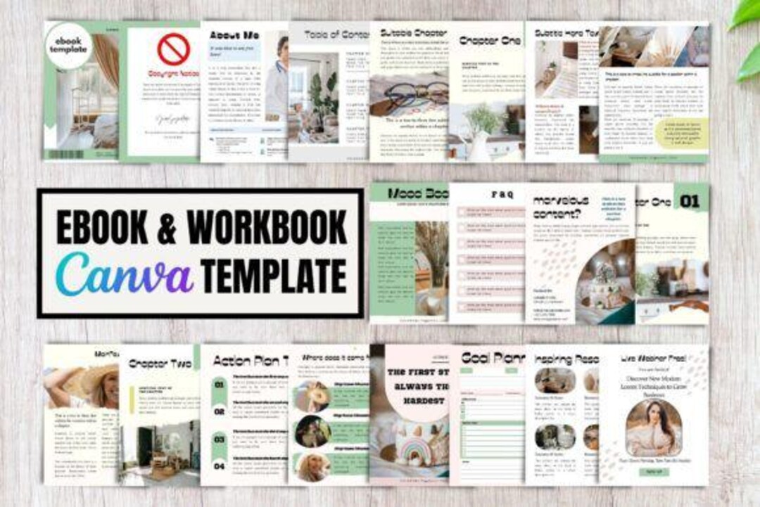 Canva E-book Template, Canva Workbook Template, Coaching Course Template, Lead Magnet Template ...