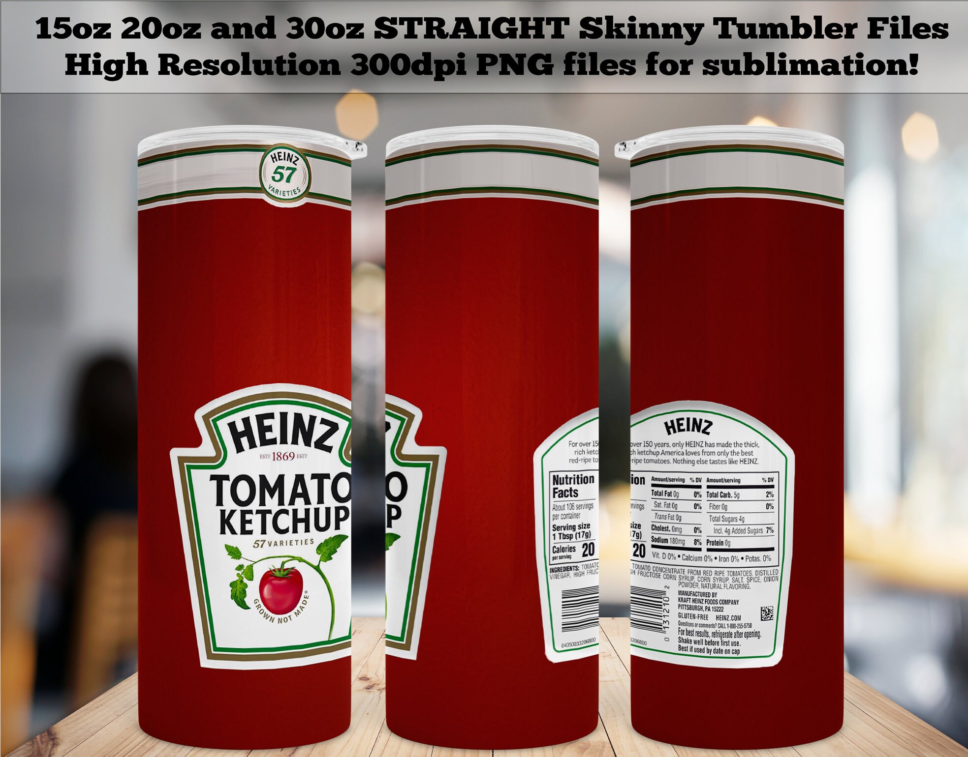 Drawing & Illustration Heinz Mustard Sublimation Waterslide DIGITAL ...