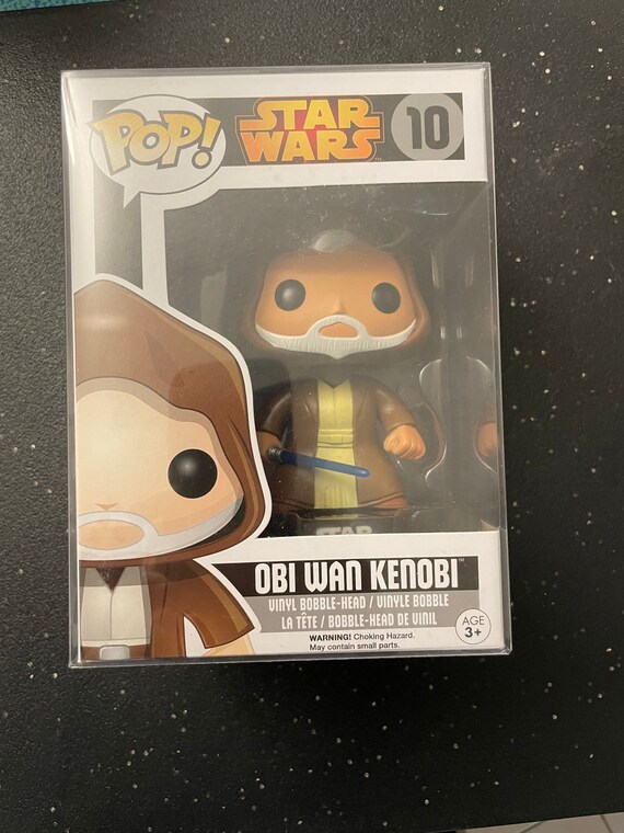 Vaulted Funko Pop Star Wars 10 Obi Wan Kenobi Black Box Etsy UK