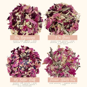 1 Litre Dried Flower Wedding Confetti | Biodegradable Confetti | Flower ...