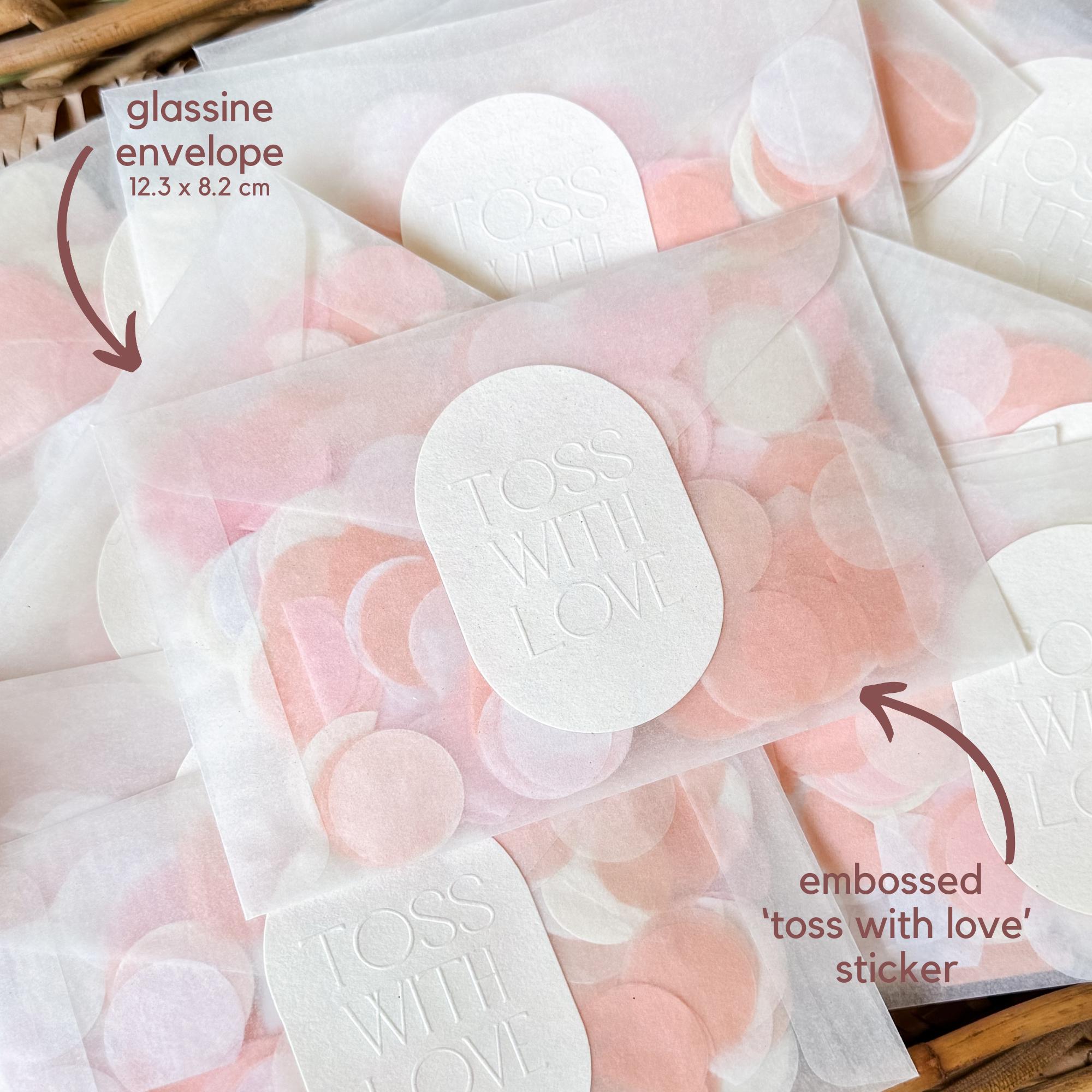 Wedding Confetti Bags | Biodegradable Confetti Packets | Tissue Paper ...
