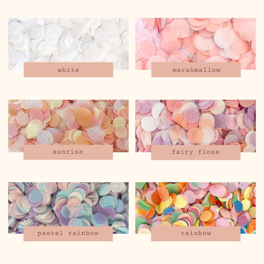 Biodegradable Wedding Confetti | Tissue Paper Confetti | Wedding ...