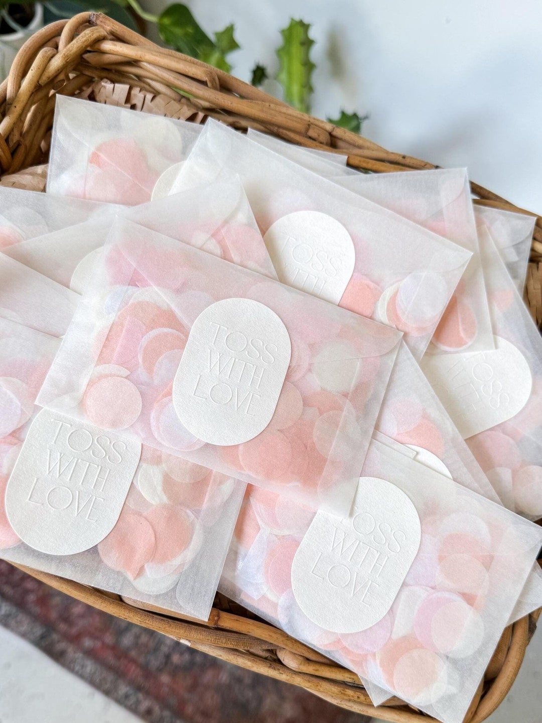 Wedding Confetti Bags | Biodegradable Confetti Packets | Tissue Paper ...