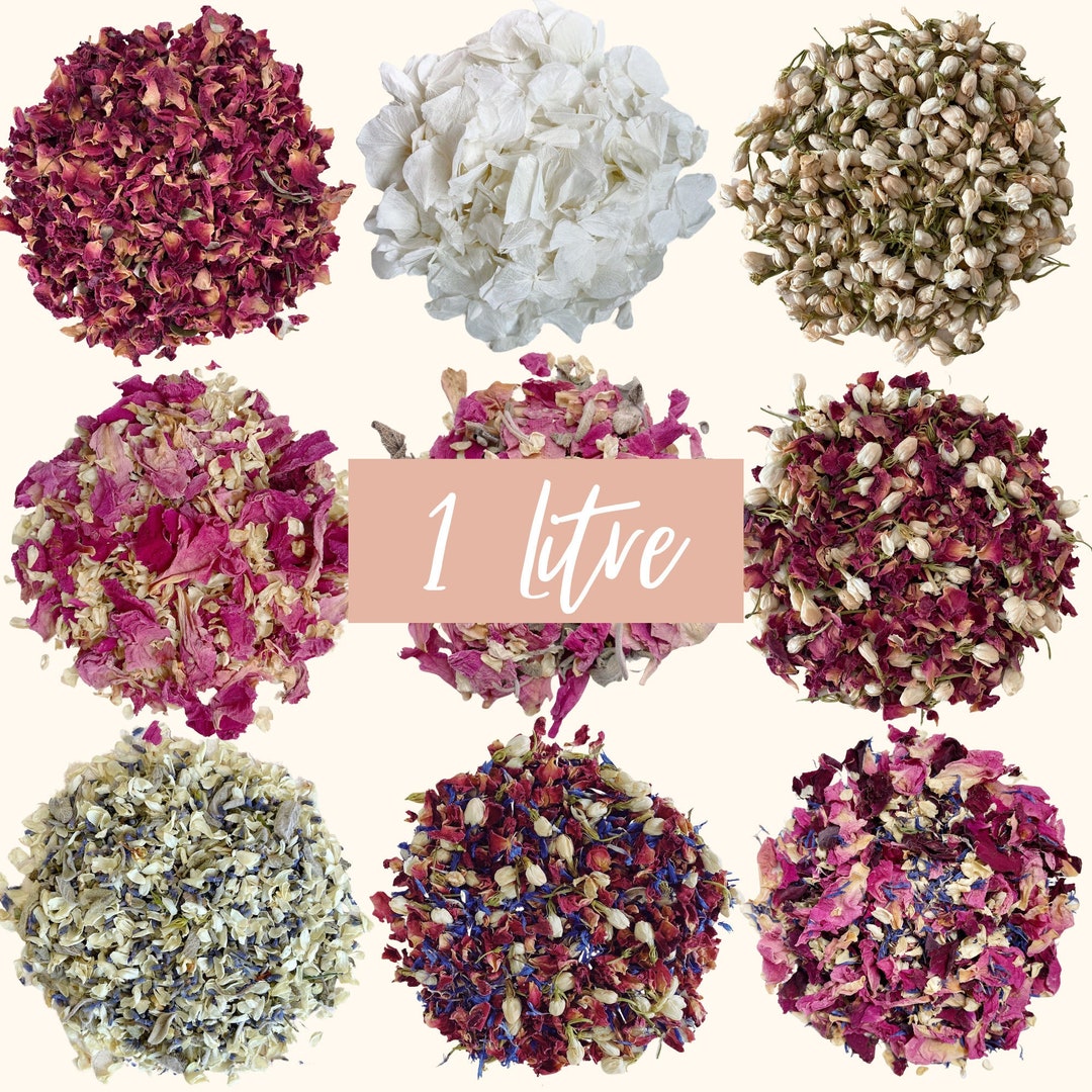 Flower Confetti | Dried Flower Confetti | Biodegradable Wedding ...