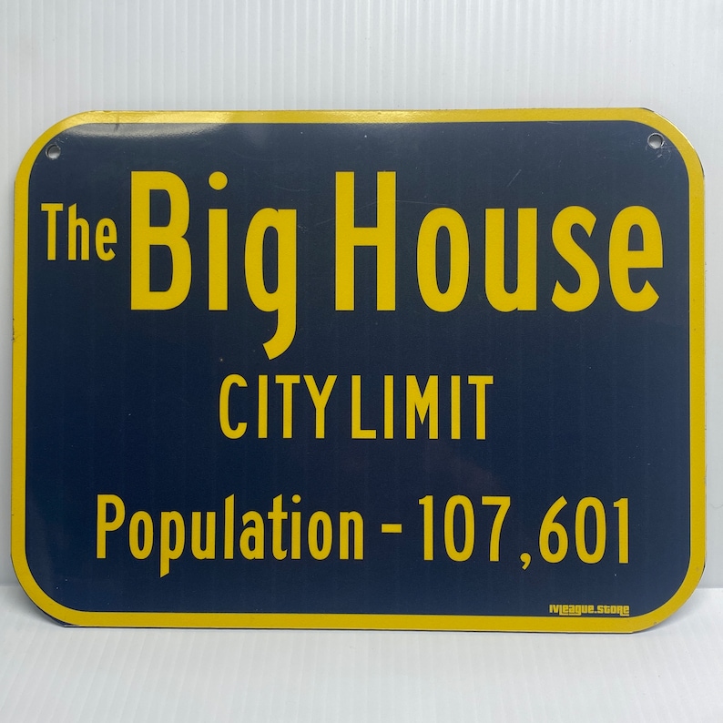 The Big House City Limit - Etsy