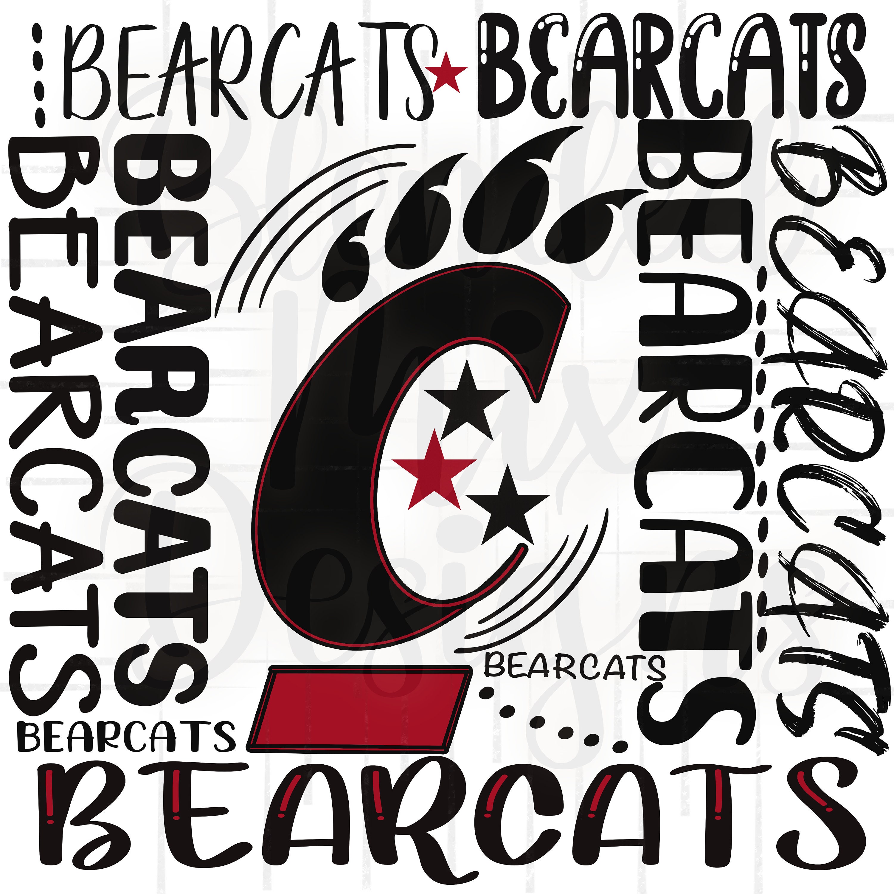 Bearcats PNG - Etsy