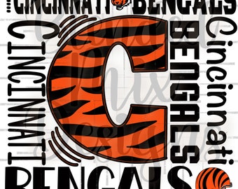 Cincinnati Collage SVG/ PNG - Etsy