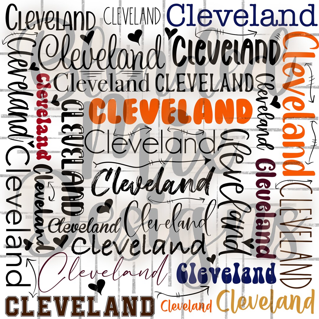 Cleveland PNG, Tumblers, Tshirts, Hoodies, Sublimation - Etsy