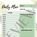 Plant Daily Planner To-do List Organizer PDF Printable Download - Etsy