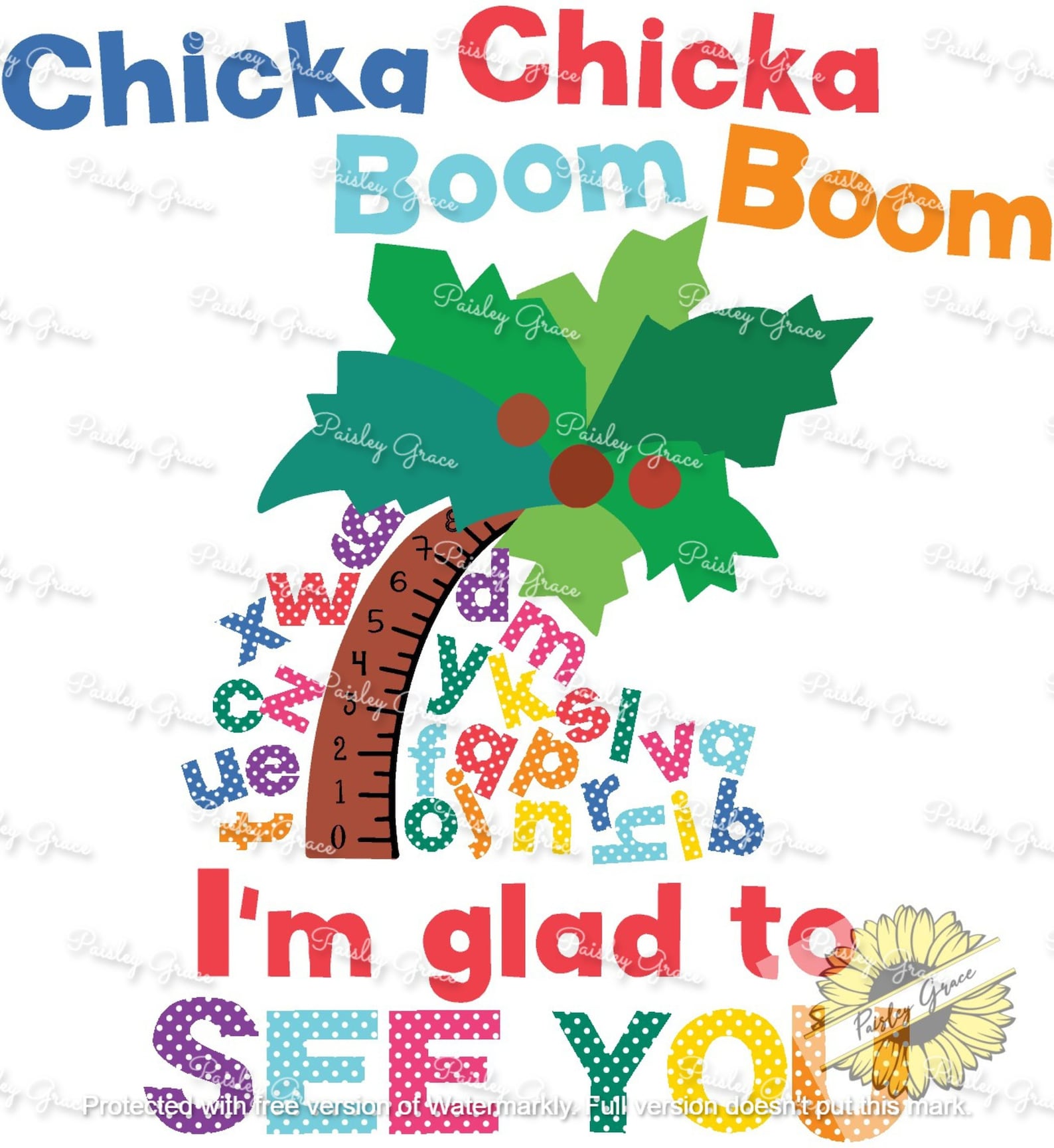 Chicka Chicka Boom Boom I'm Glad to See You Children Story Book Student ...