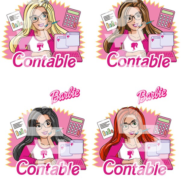 Accountant Barbie - Etsy