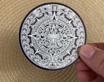 CHOOSE YOUR COLOR, Aztec Calendar, 8 Inch Back Patch, - Etsy