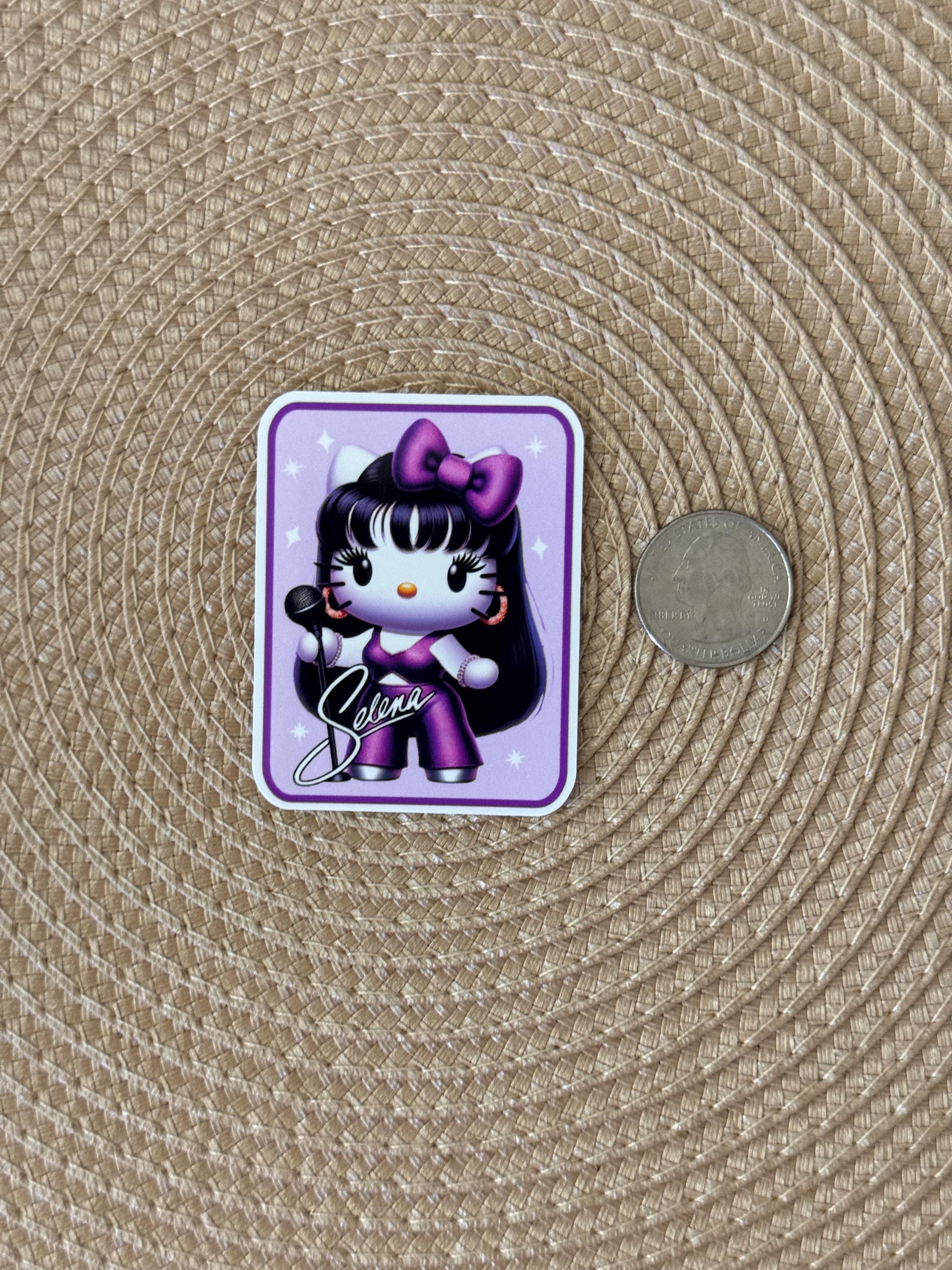 Selena Kitty, Sticker - Etsy