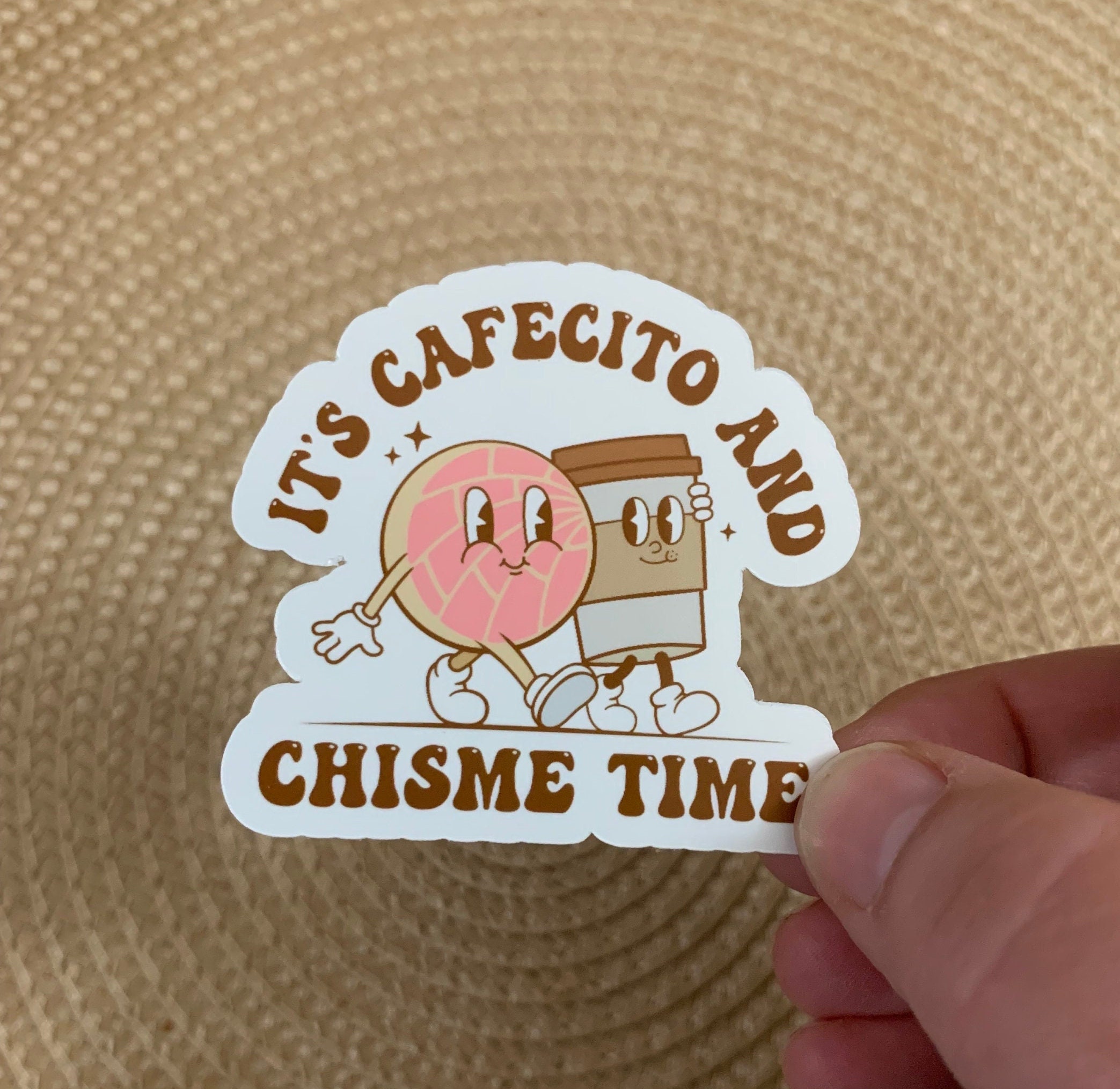It’s Cafecito and Chisme Time, Sticker - Etsy