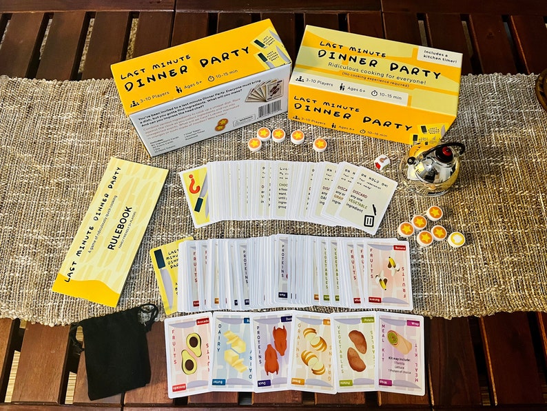 Last Minute Dinner Party: Card Game - Etsy