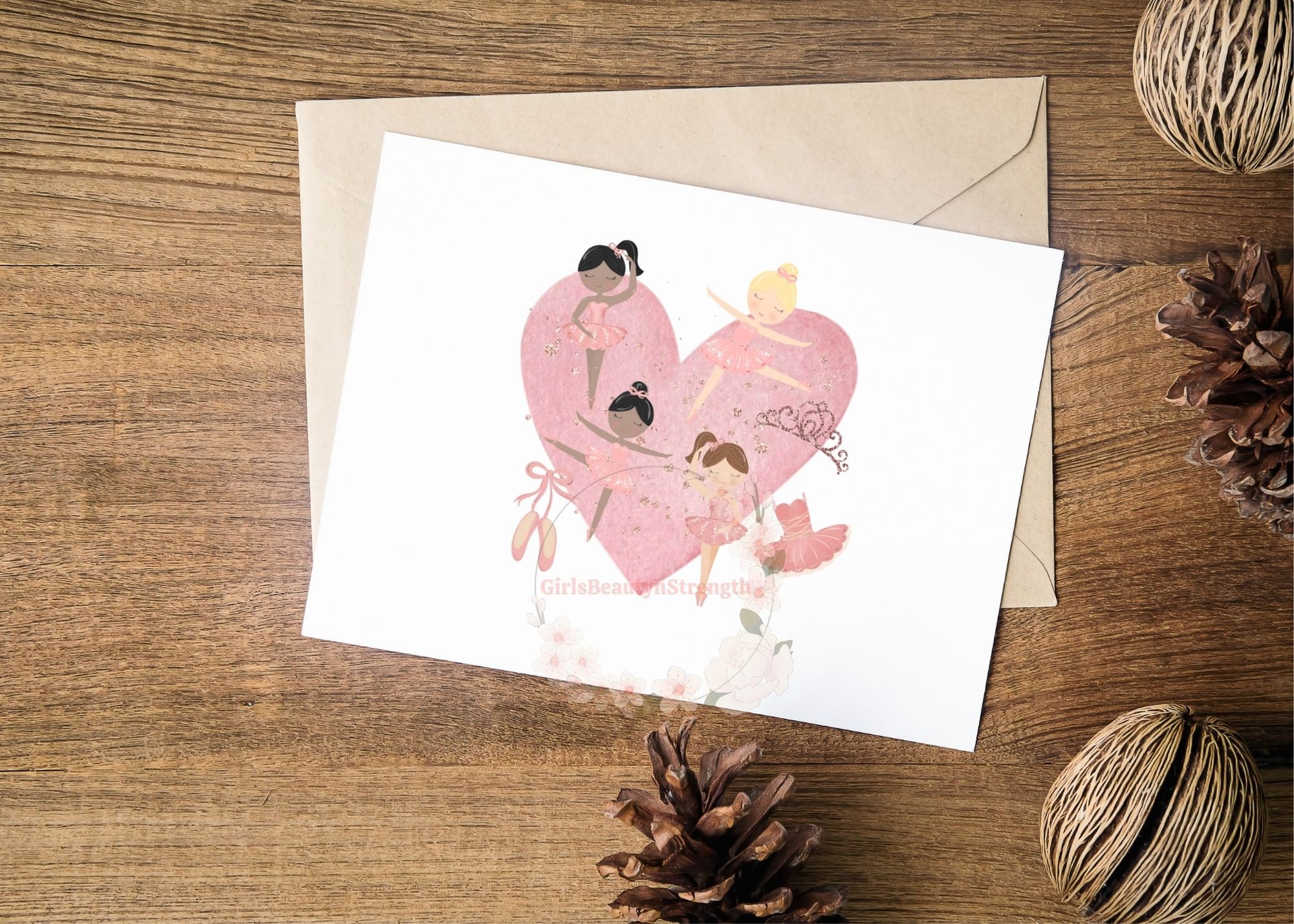 Ballerina Svg Ballerina Vector Cute Ballet Girl Svg Pink Heart Svg ...