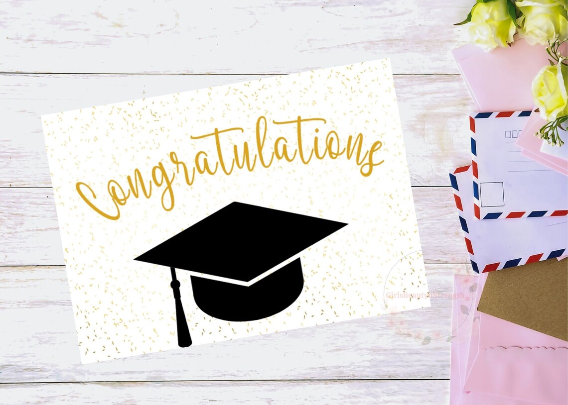 Printable Graduation Card, Congratulations Graduate, Class of 2022 ...