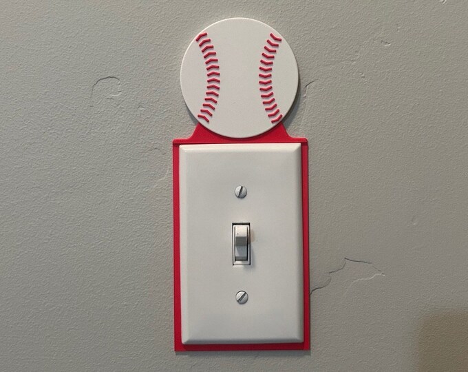 All Sports Light Switch Cover Plate or Outlet Boys Room Decor You Pick ...