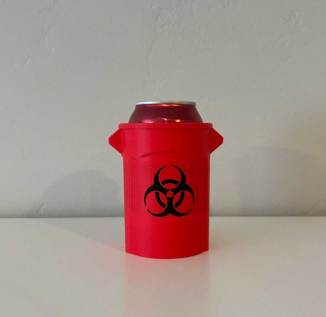 Biohazard Bin Koozie - Coaster - Etsy