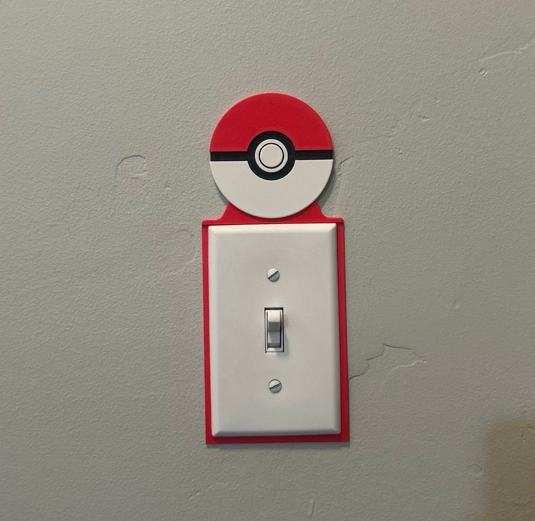 Pokemon Light Switch Plate Backer or Outlet Plate Backer - Etsy