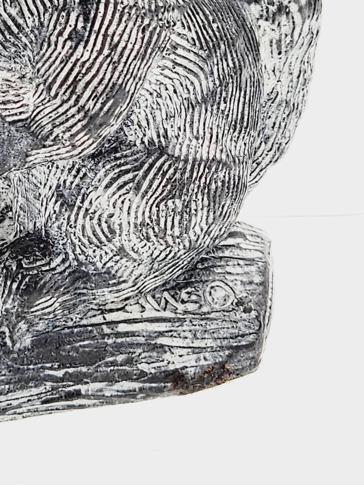 VTG Wolf Original Recreated Native Art Hand Carved Soapstone Squirrel ...