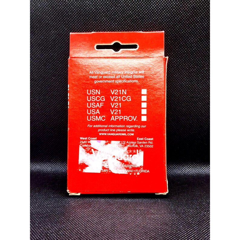 US Army Crest 1st Corps Pins, Set of 2, Vanguard Military Pins America ...