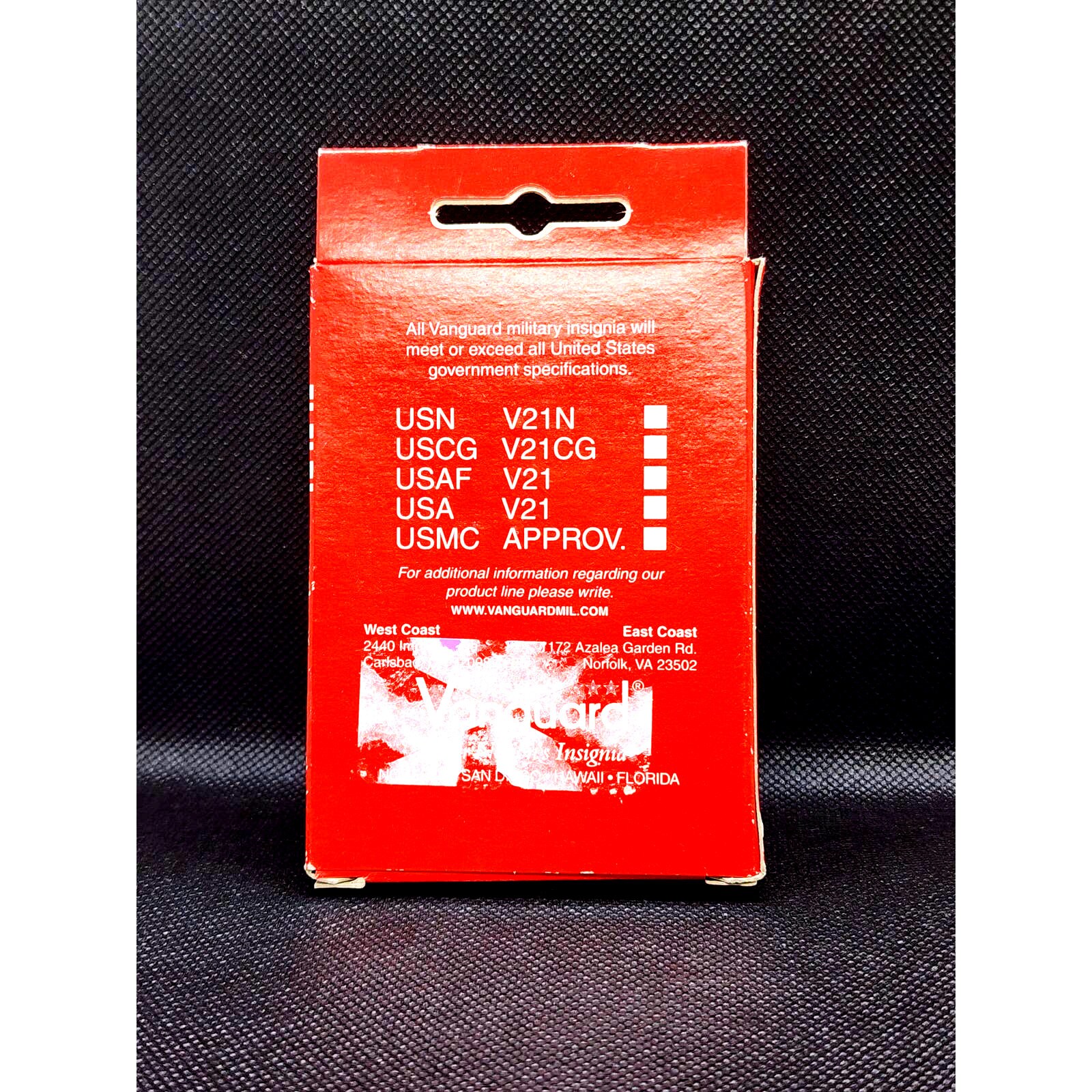 US Army Crest 1st Corps Pins, Set of 2, Vanguard Military Pins America ...