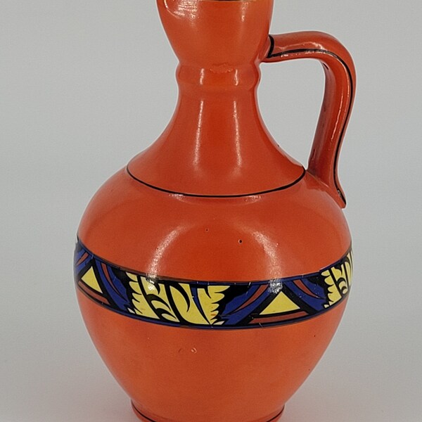 Czechoslovakia Pottery Pitcher - Etsy