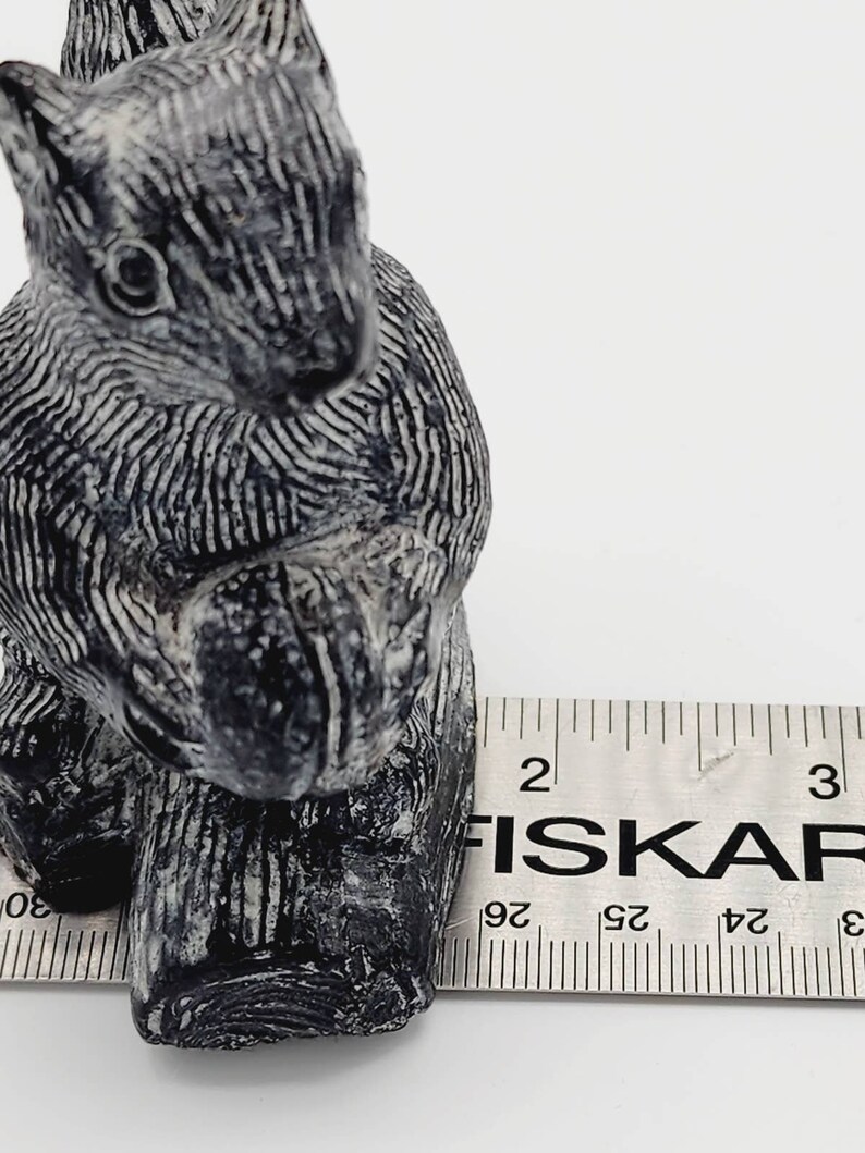 VTG Wolf Original Recreated Native Art Hand Carved Soapstone Squirrel ...