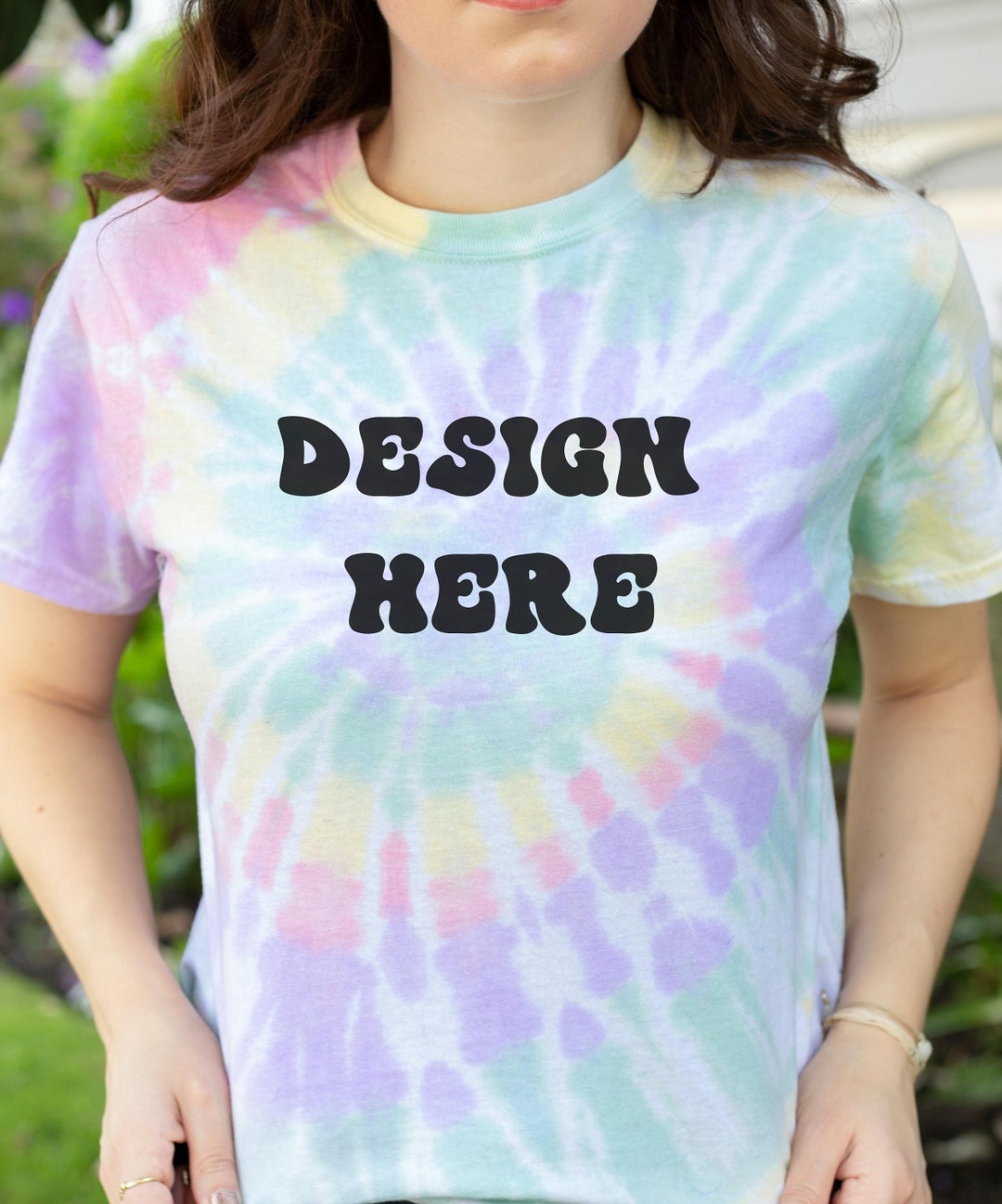 Custom Design Tie-dye T-shirt, Personalized Shirt, Custom Printed T ...
