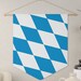 Bavarian Flag Pennant Banner Wall Decor Bavaria Germany - Etsy