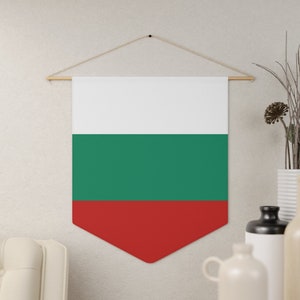 Bulgarian Flag Pennant Banner, Wall Decor, Flag of Bulgaria - Etsy