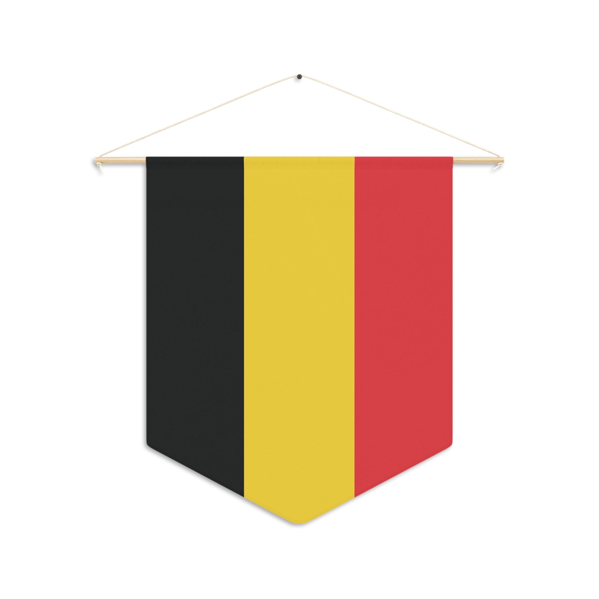 Belgian Flag Pennant Banner, Wall Decor, Flag of Belgium - Etsy