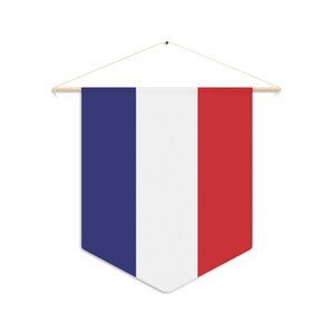 French Flag Pennant Banner, Wall Decor, Flag of France - Etsy