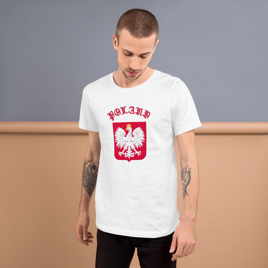 Poland Polska Unisex T-shirt, Polish Coat of Arms, Godło, Poland ...
