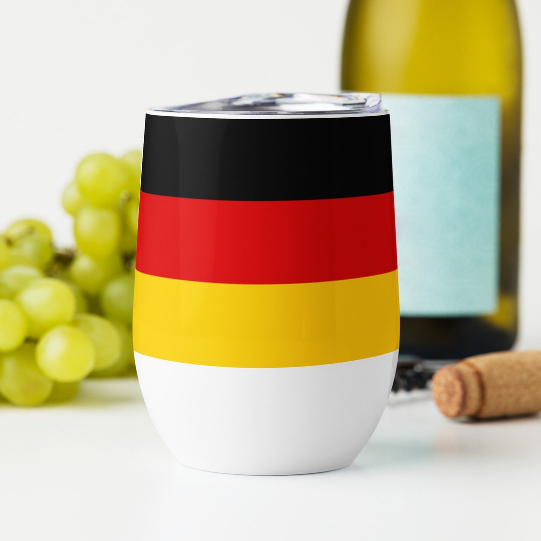 Germany National Flag Wine Tumbler, Deutschland, Staatsflagge, German ...