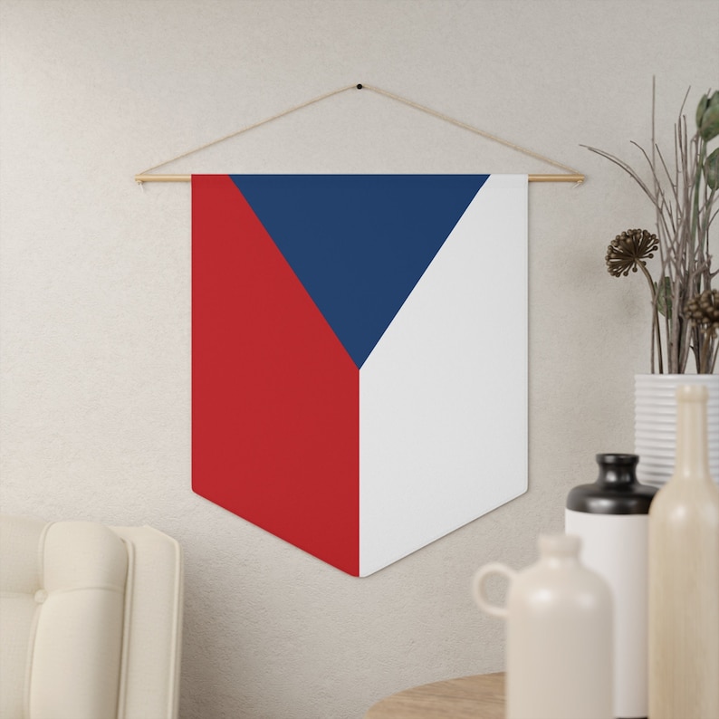 Czech Flag Pennant Banner, Wall Decor, Czechia, Czech Republic - Etsy