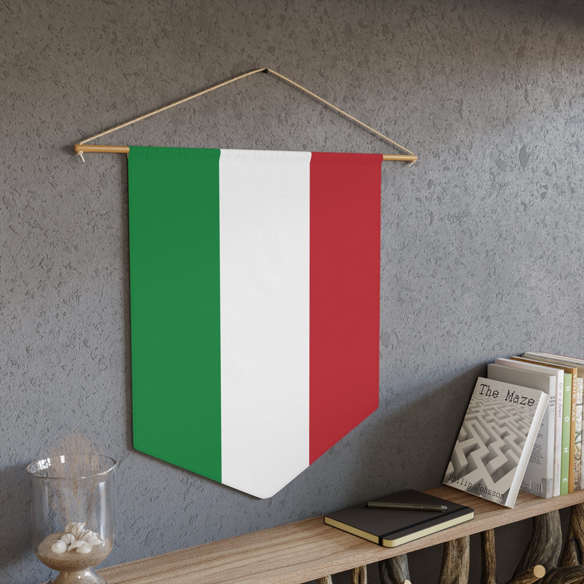 Italian Flag Pennant Banner, Wall Decor, Flag of Italy - Etsy