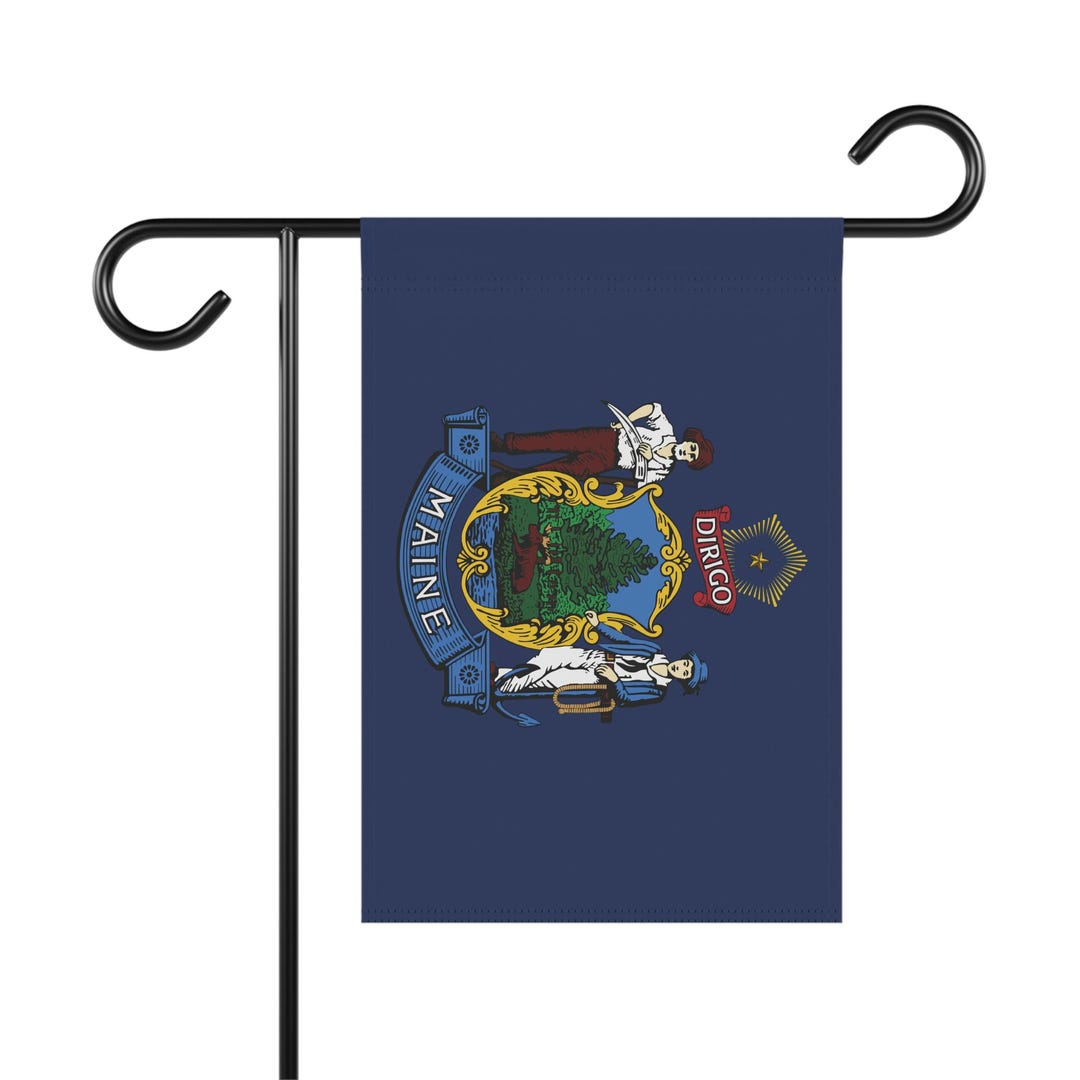 Garden & House Banner - Maine State Flag | Outdoor Flag | Maine Flag ...