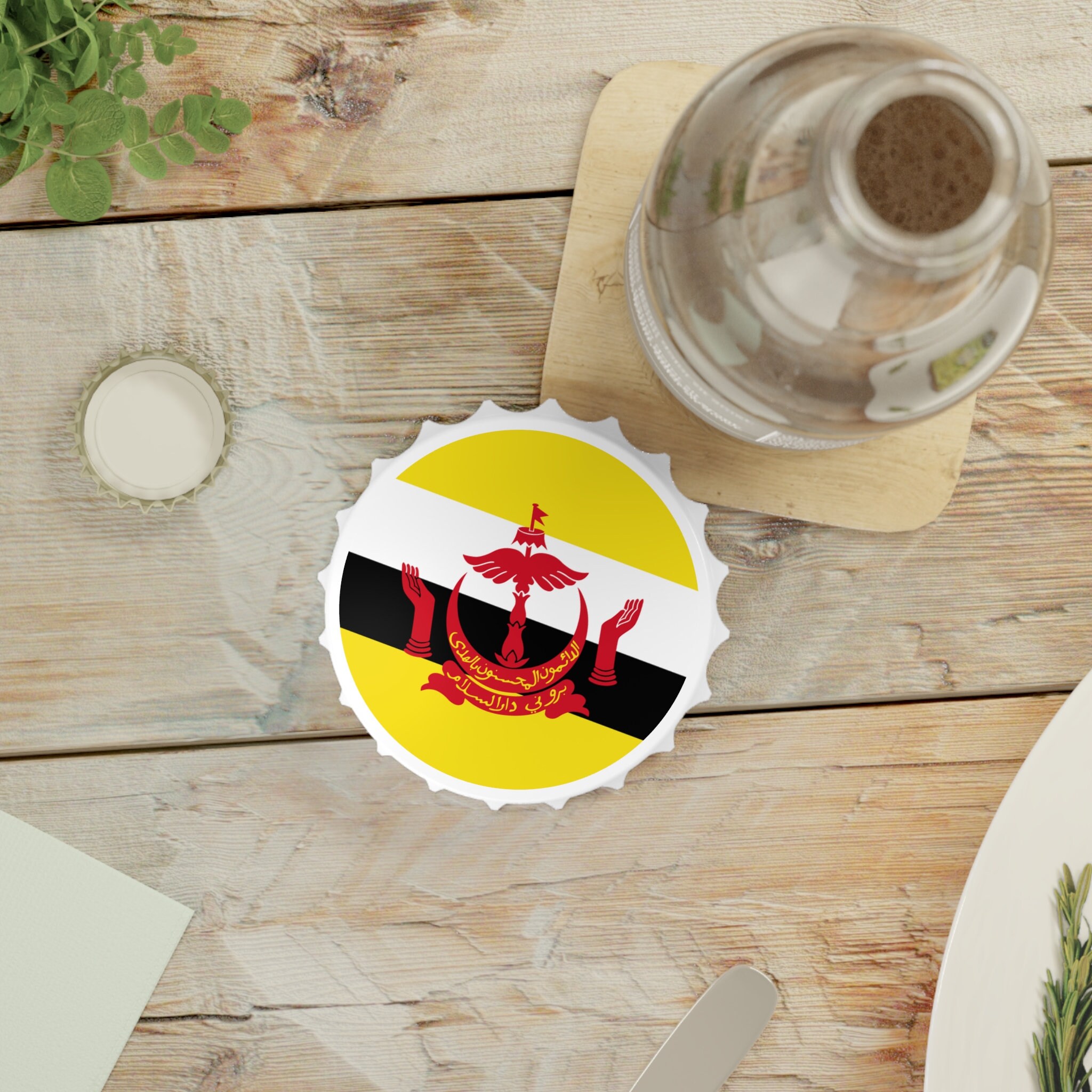 Brunei Flag Bottle Opener, Bruneian Flag Decor, Bar Gift, Travel Gift ...