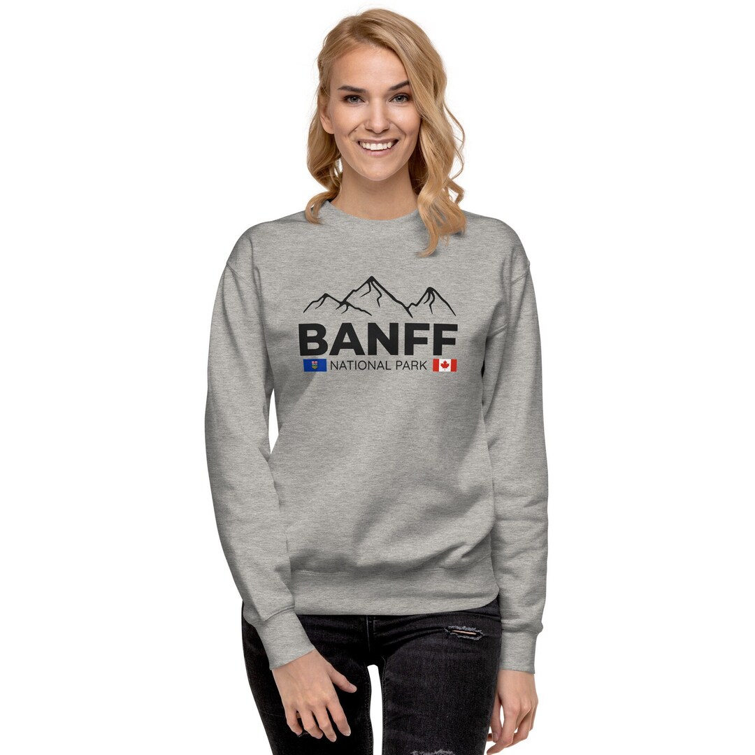 Banff National Park Unisex Premium Sweatshirt, Alberta, Canada ...