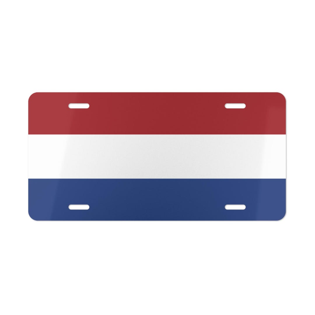 Flag of the Netherlands Vanity License Plate, Car License Plate, Dutch ...
