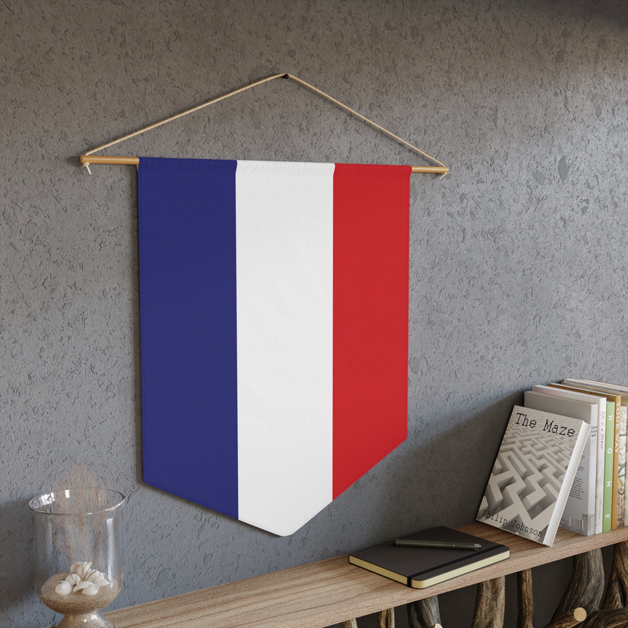 French Flag Pennant Banner, Wall Decor, Flag of France - Etsy
