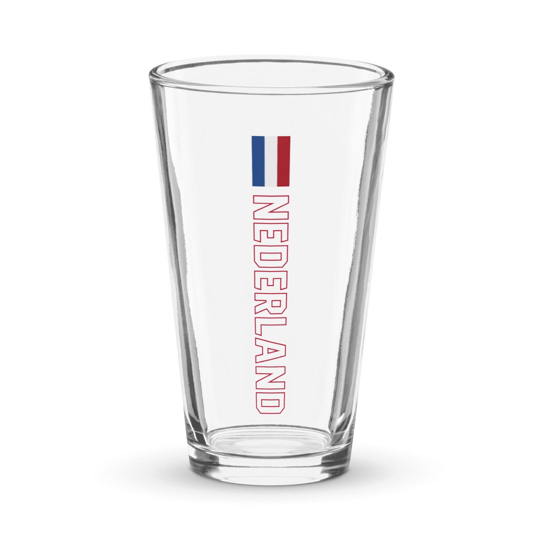Nederland National Flag Shaker Pint Glass, the Netherlands, Holland, De ...