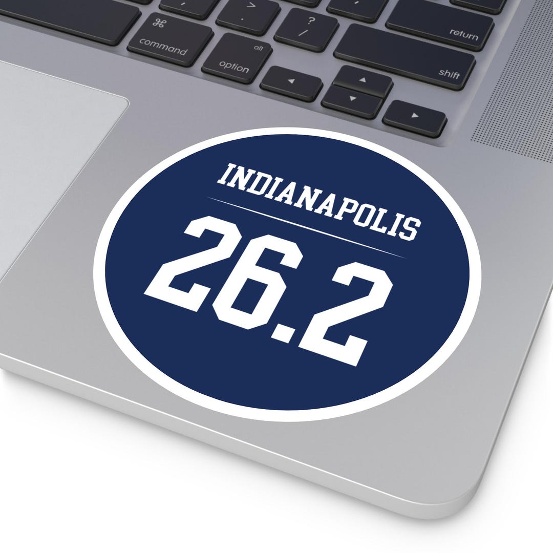 Indianapolis Marathon, 26.2 Run Distance Sticker, Indianapolis Sports ...