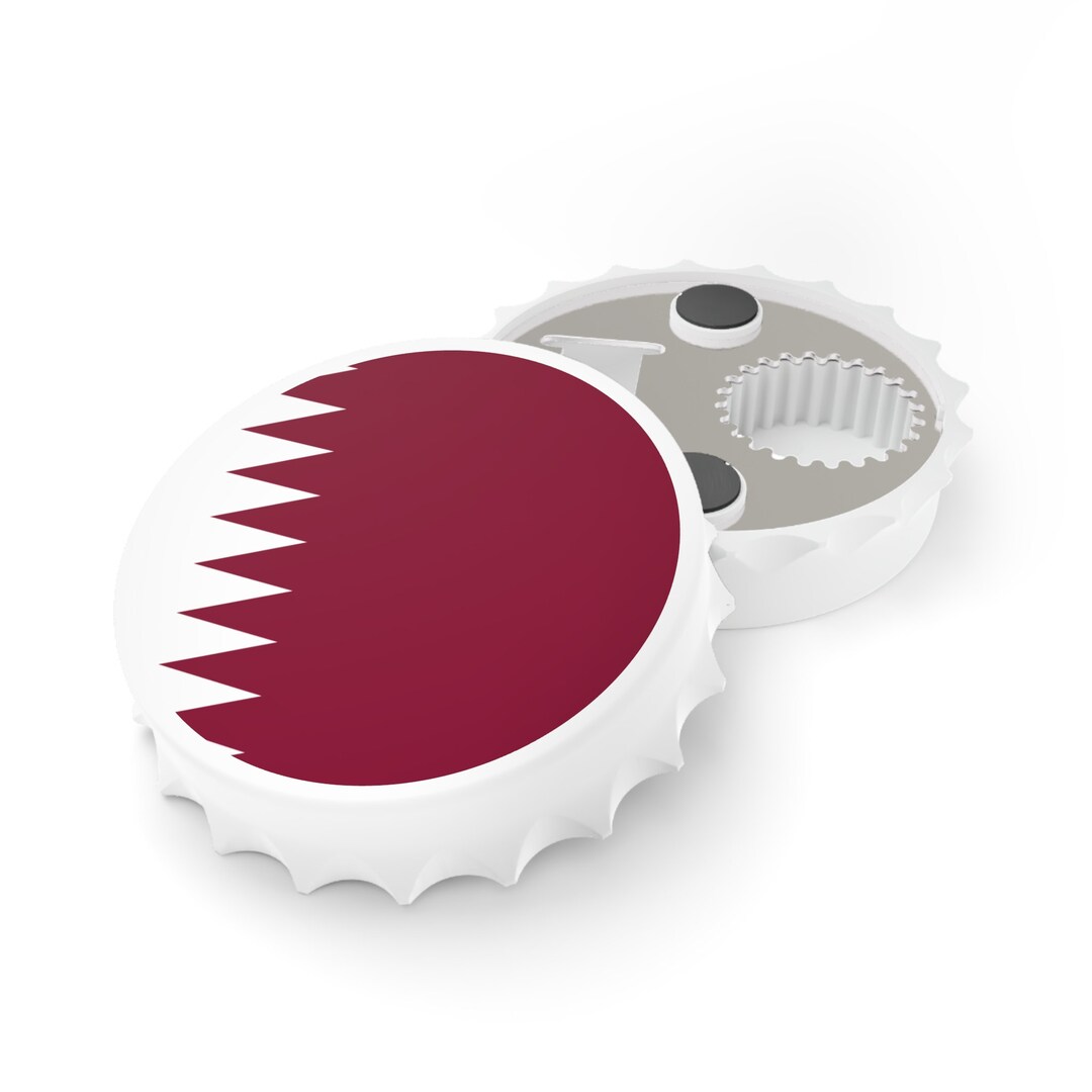 Qatar Flag Bottle Opener, Qatari Flag Decor, Bar Gift, Travel Gift ...