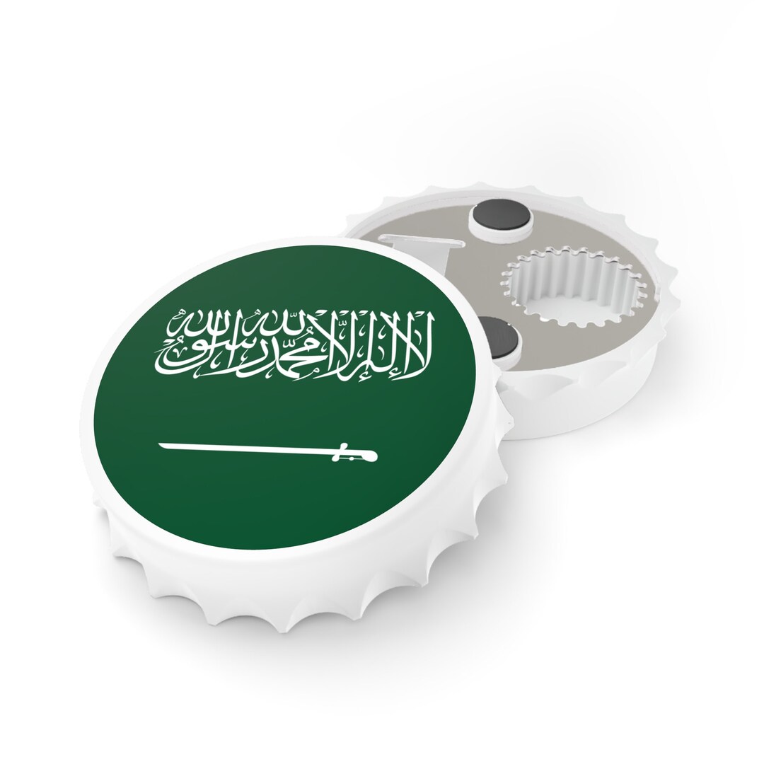 Saudi Arabia Flag Bottle Opener, Saudi Arabian Flag Decor, Bar Gift ...