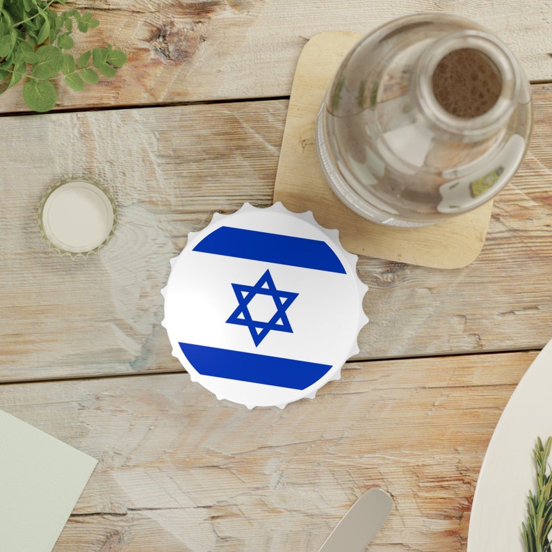 Israel Flag Bottle Opener, Israeli Flag Decor, Bar Gift, Travel Gift ...