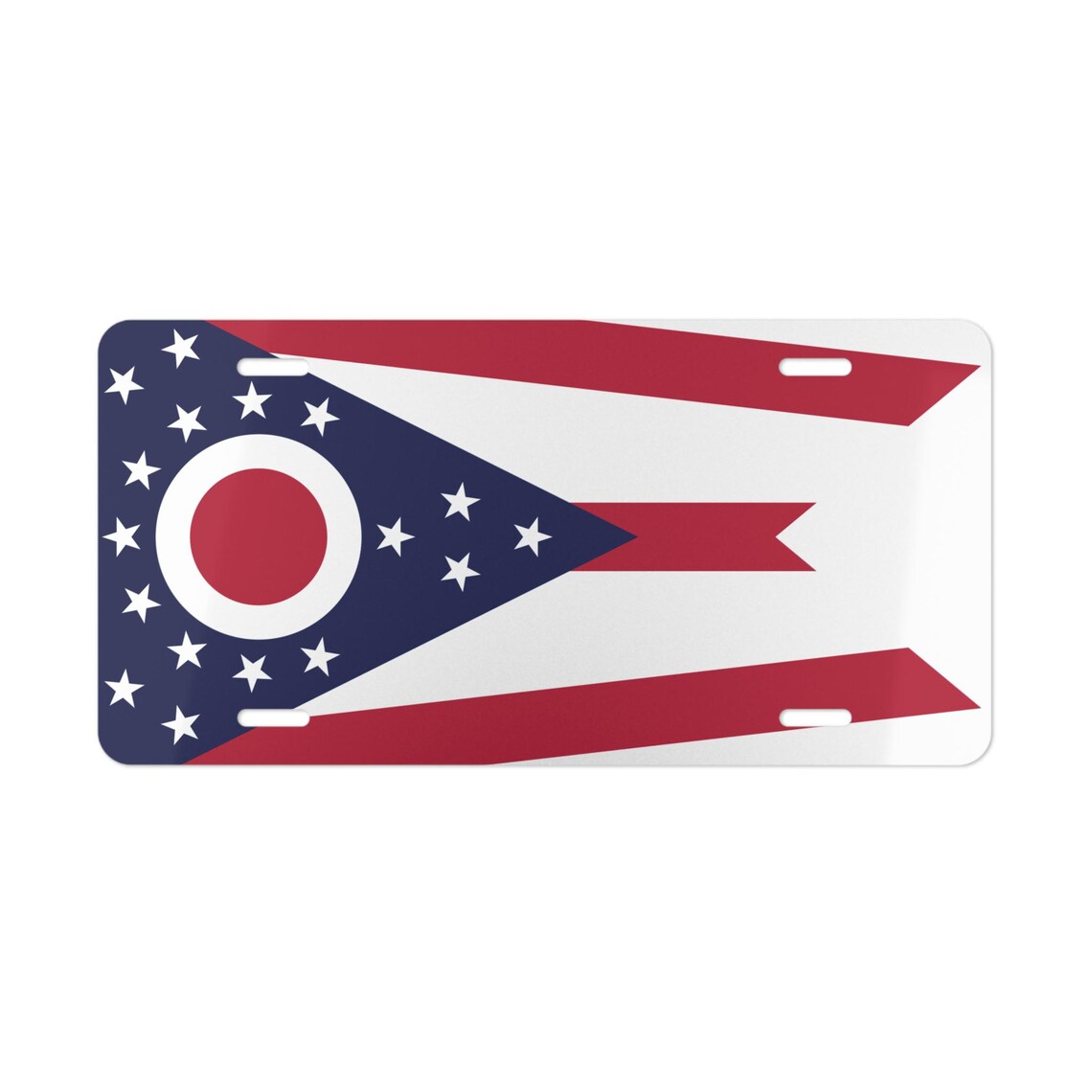Flag of Ohio Vanity License Plate, Ohio State Flag Decor, Ohio Souvenir ...